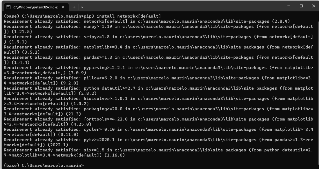 NetworkX – Documentação Maurinsoft